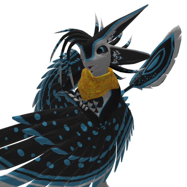 Avali Spirit Vrchat Avatar By Dark Spirit From Gumroad Kemono
